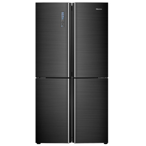 מקרר מקפיא תחתון 4 דלתות הייסנס RQ68B נירוסטה מושחרת - אבי סופר