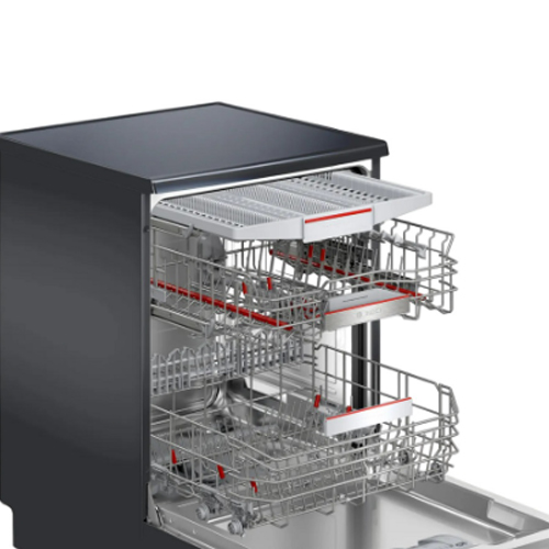 מדיח כלים רגיל 60 ס"מ בוש SMS6ECC51E נירוסטה מושחרת - אבי סופר